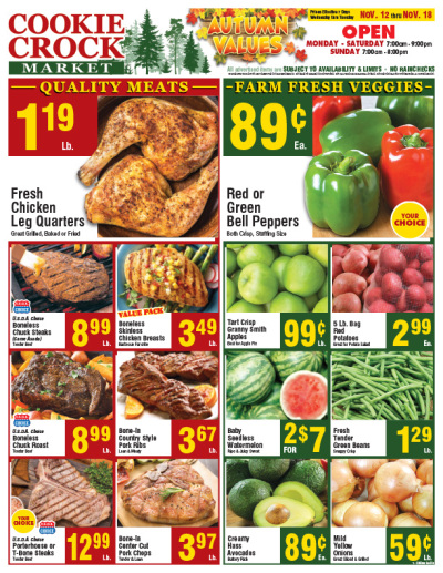 Cookie Crock Markets - Weekly Ad